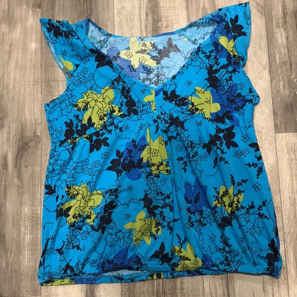 Tops | New York Company Xl Elastic Bottom Blouse | Poshmark